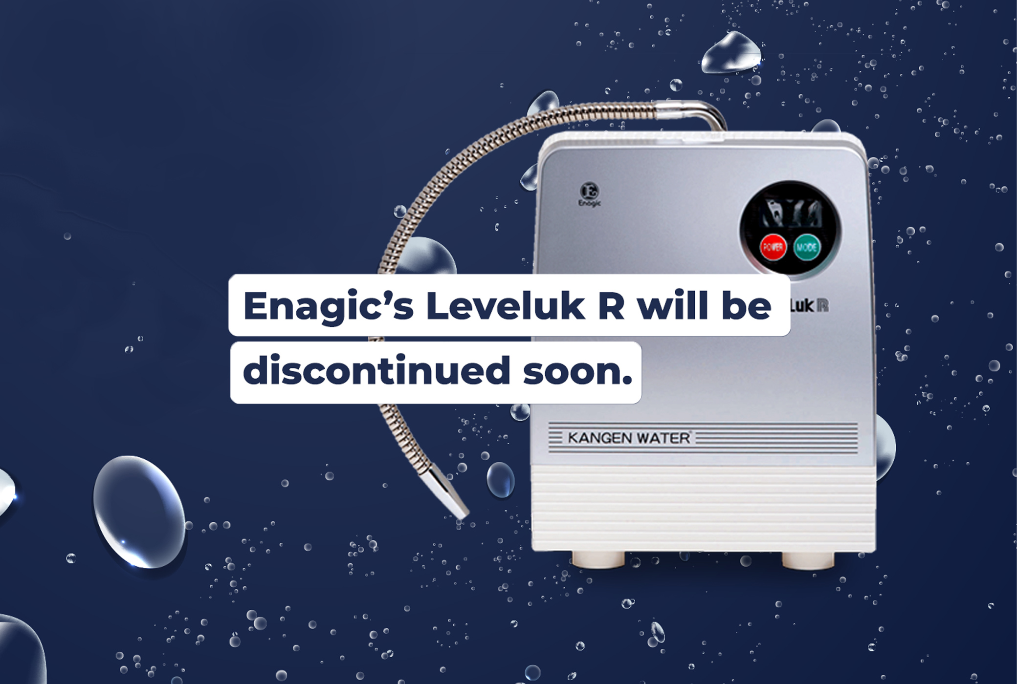 Leveluk R Discontinued | Enagic Distributor News